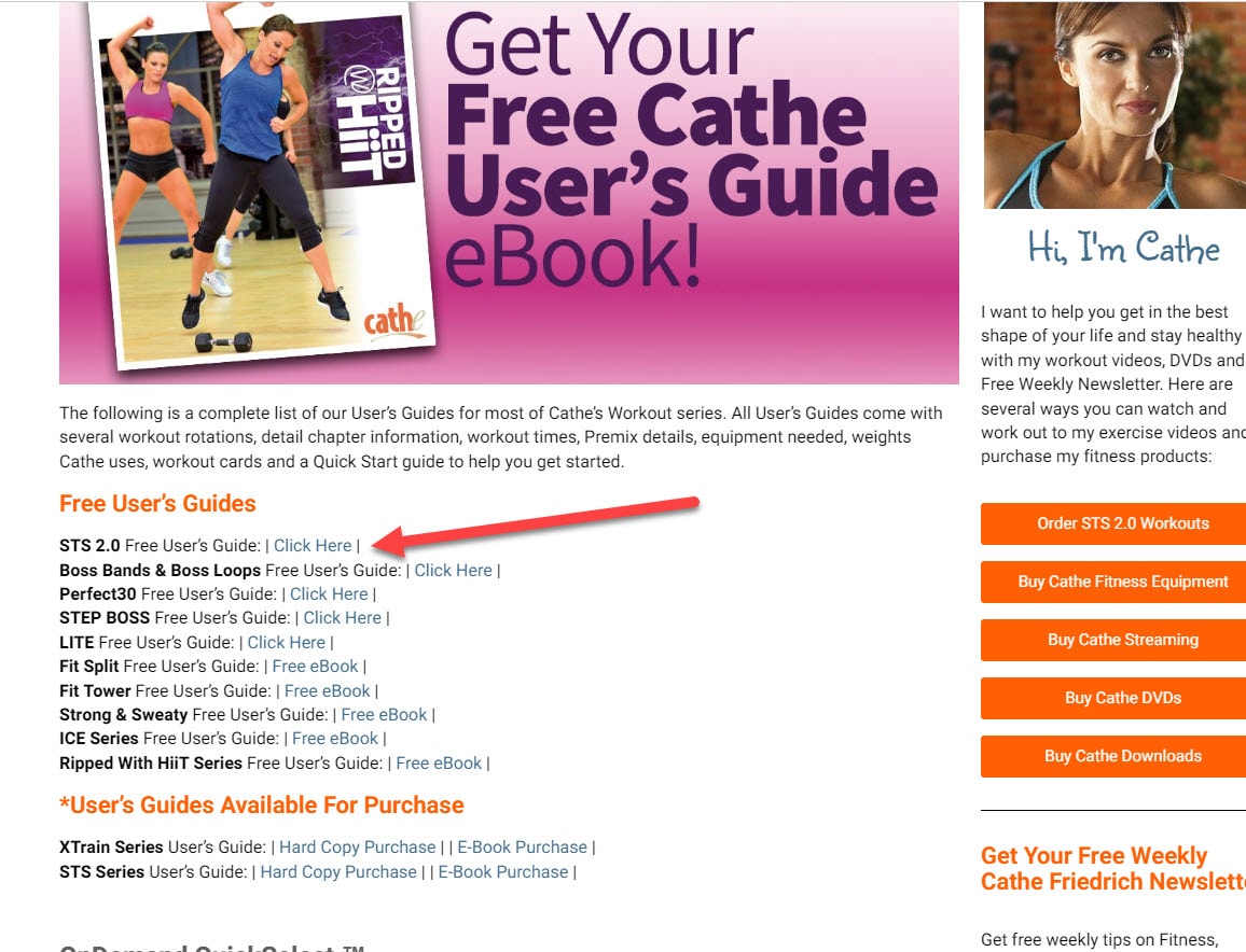 Cathe Friedrich's STS Programs (What You Need to Know--A Review)